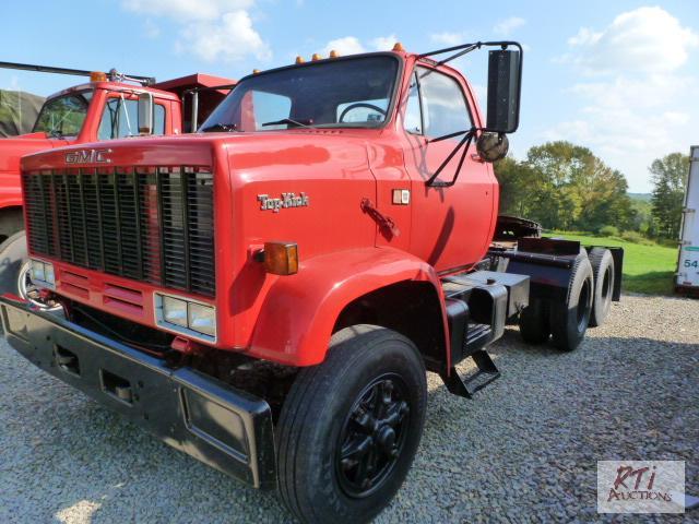 1985 GMC Topkick tandem axle tractor, 3208 ca... | September NetAuction ...