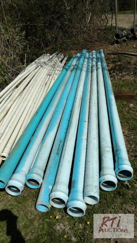 (7) 4"x20' PVC bell joint with gasket wa... | June NetAuction | RTI ...