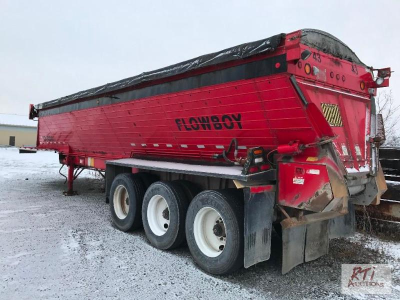 1998 FLOWBOY CB4000 tri-axle trailer (#48), V... | February NetAuction ...